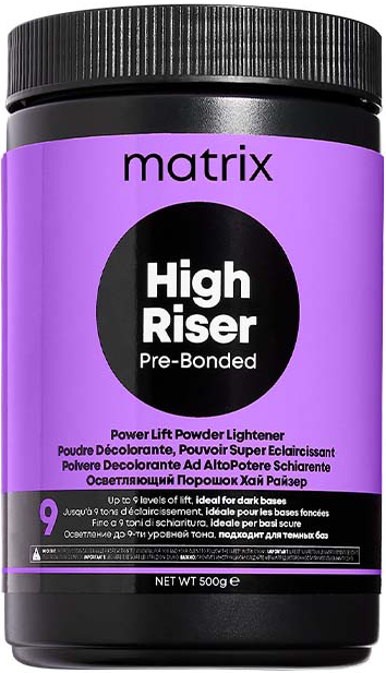 Matrix High Riser Pre-Bonded 9 zosvetlujúci prášok melír na vlasy 500g ...